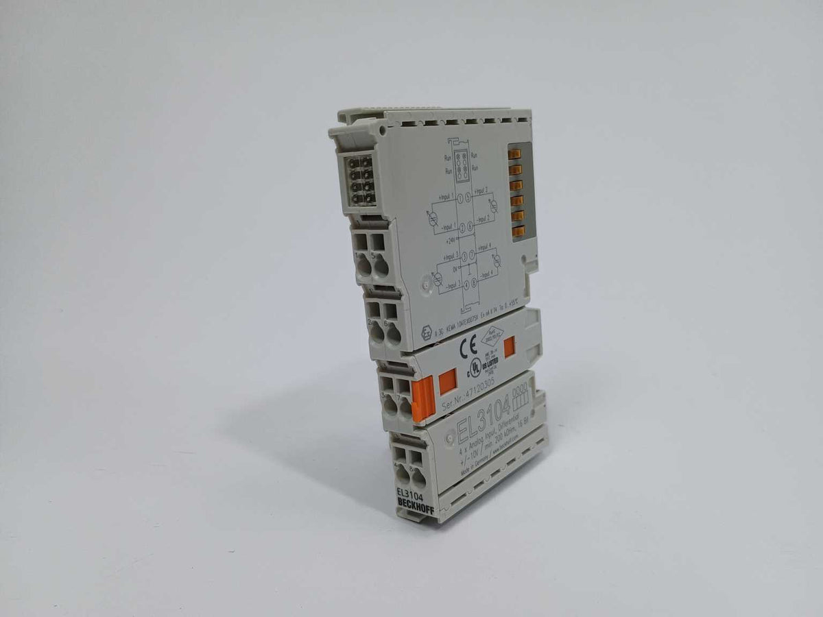 Beckhoff EL3104 4x analog input, Differential +/-10V / min. 200 k0Hm – Buy2Sell ApS