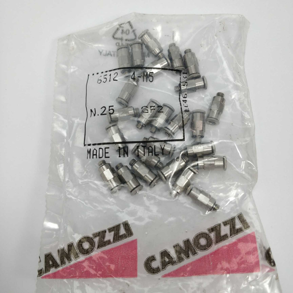 CAMOZZI 6512 4-M5 GF2 Male adapter 25 Pcs – Buy2Sell ApS