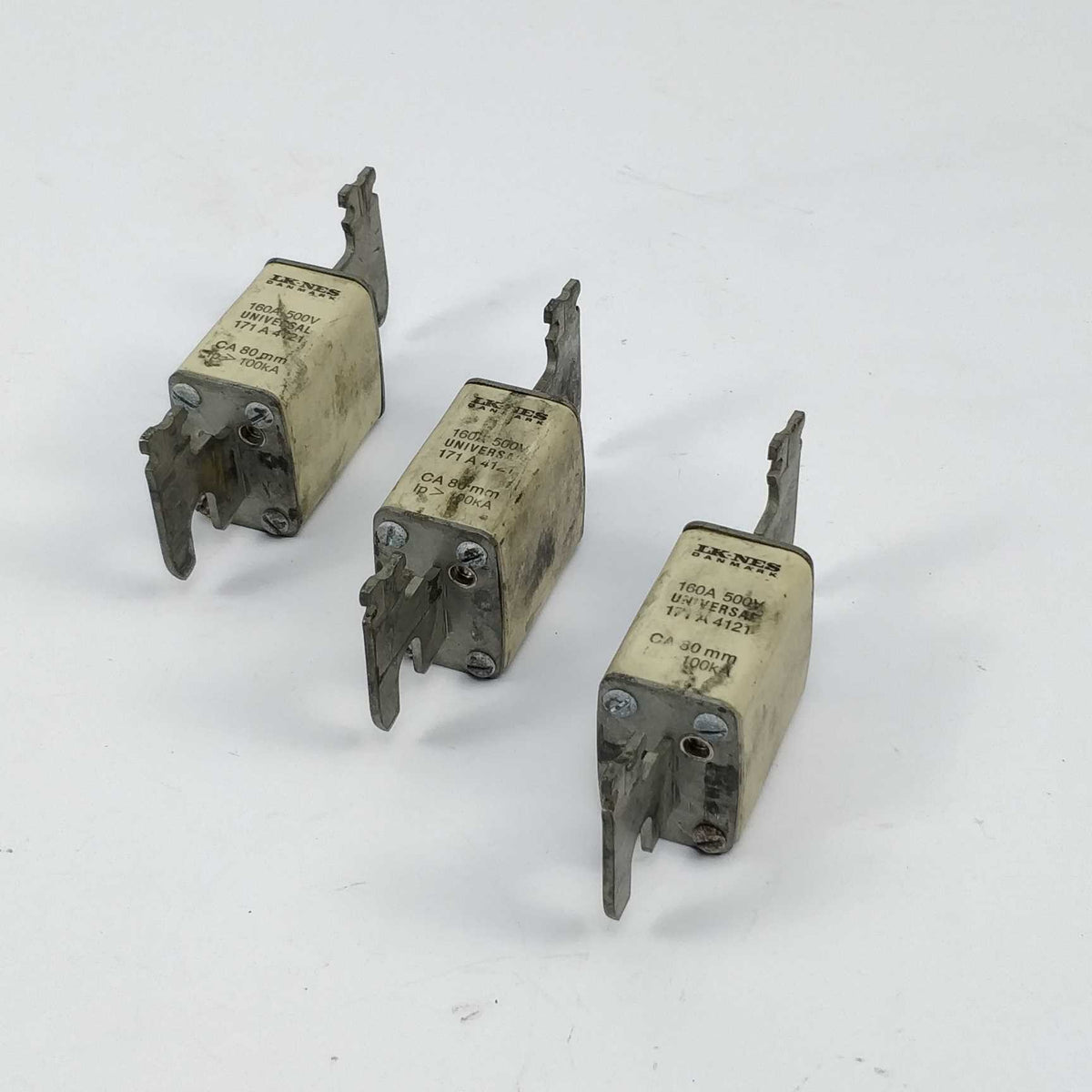 LK/Bussmann 171A4121 Fuse 160A 500V universal CA 80mm 100kA 3 Pcs ...