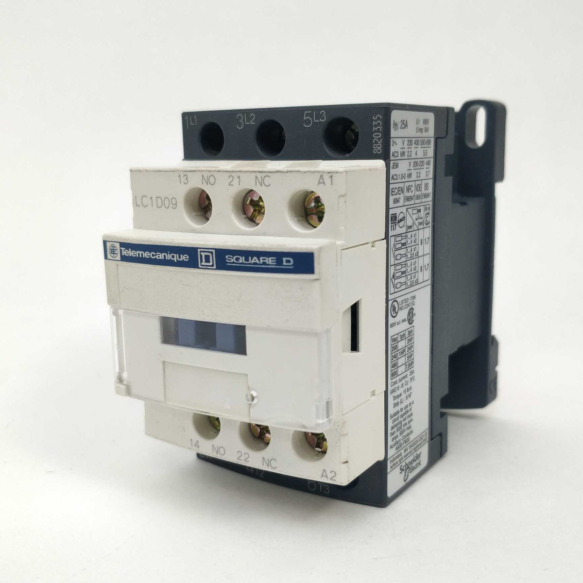 Schneider / Telemecanique LC1D09 Contactor. Coil 24VAC – Buy2Sell ApS