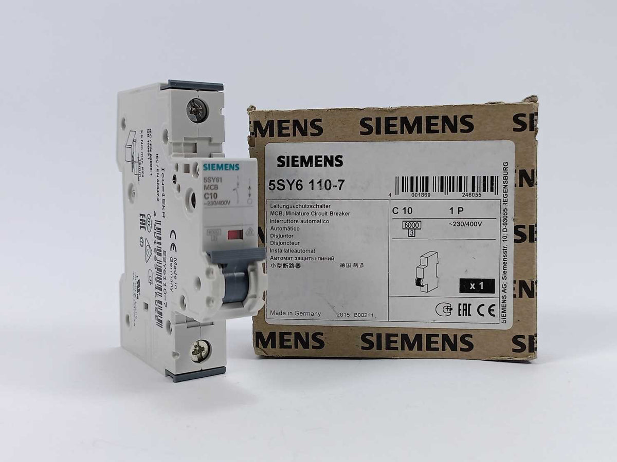 Siemens 5SY6110-7 10A Miniature circuit breaker – Buy2Sell ApS