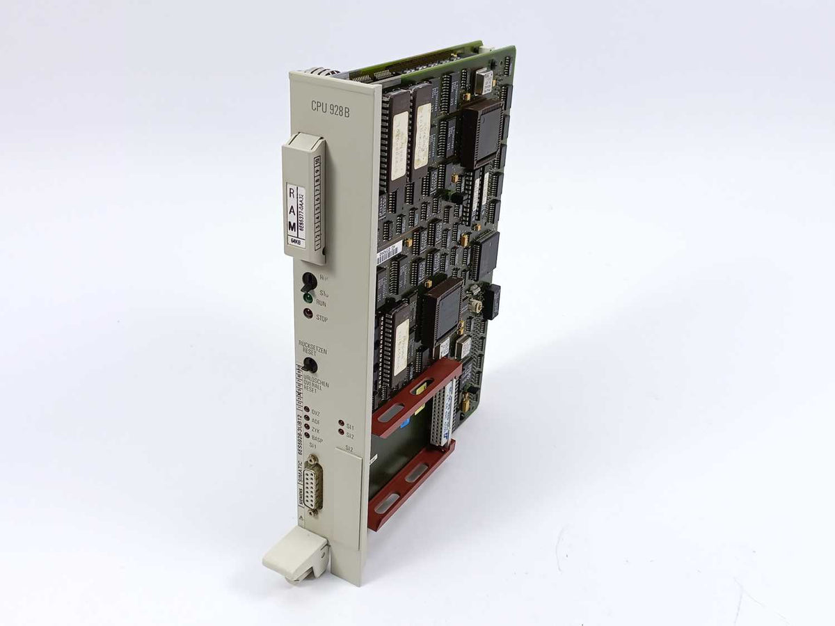 Siemens 6ES5928-3UB12 SIMATIC S5 CPU 928B W. RAM 64KB 6ES5377-0AA32 ...