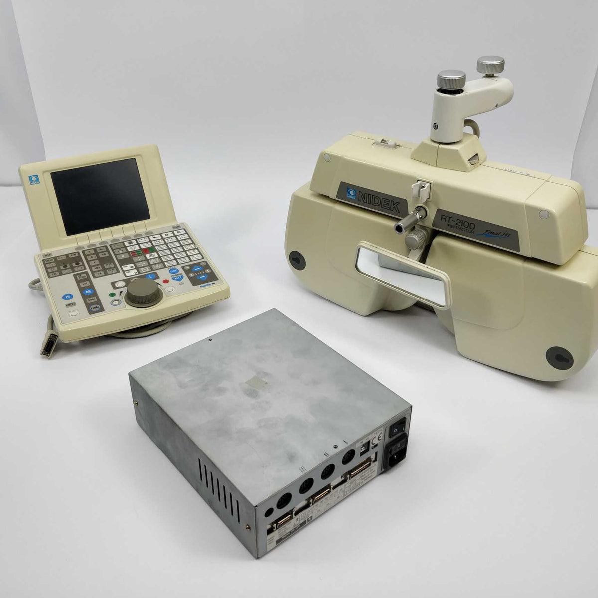 Nidek RT-2100 Final Fit Refractor Head + Control Box + Control Panel ...